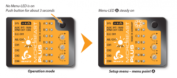 SETUP MENU (Basic heli setup) - BEASTX Wiki